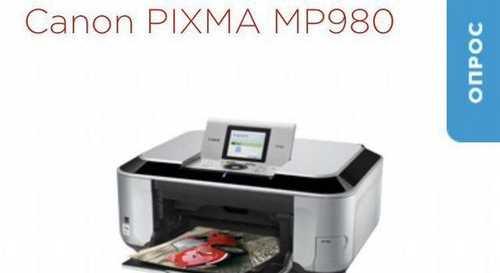 Принтер Canon pixma MP980