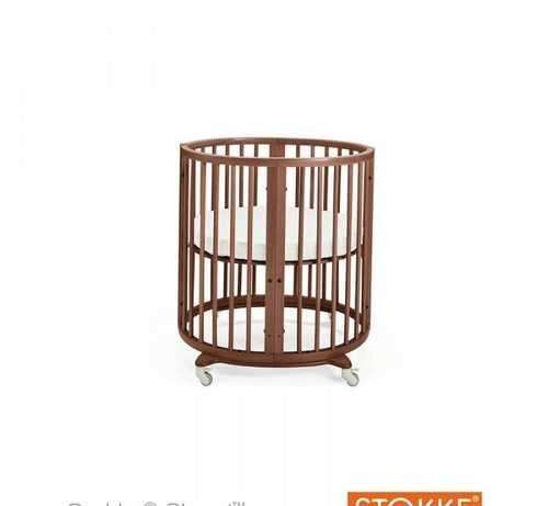 Детская кроватка Stokke Sleepi Mini Walnut Brown