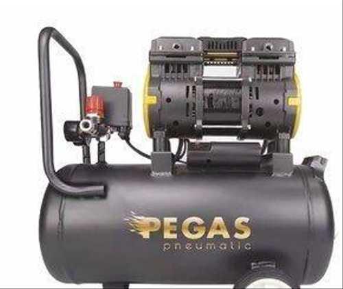 Бесшумный компрессор 50л. pegas PG-1400