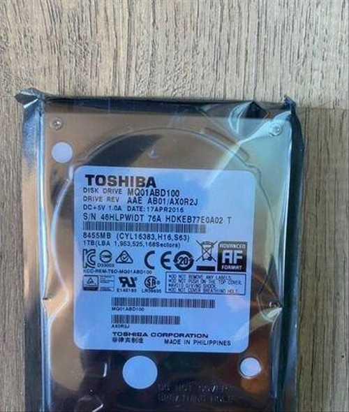 Жесткий диск Toshiba MQ01ABD100 1тб