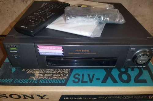 Видеомагнитофон sony slv-x821 hi-fi stereo