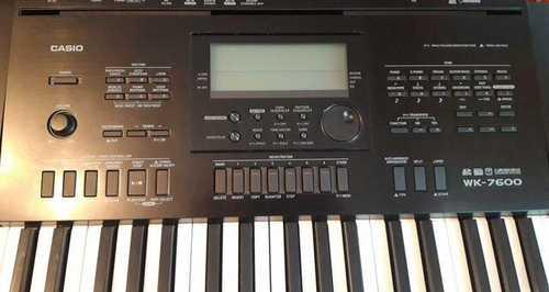 Синтезатор casio wk 7600