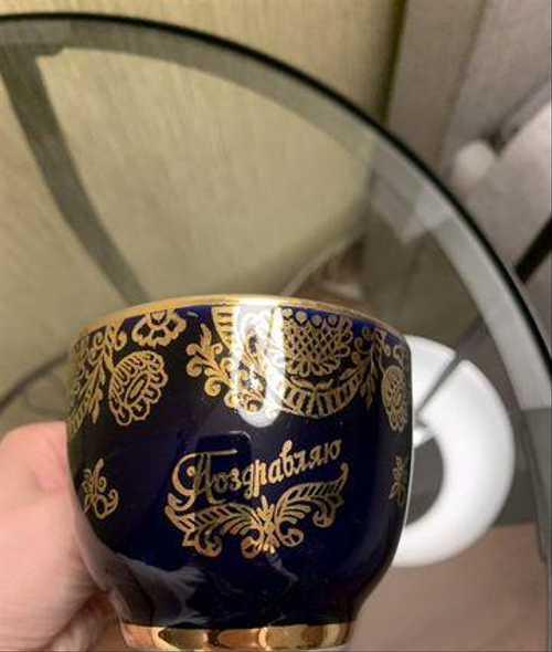 Фарфоровая кружка СССР лфз