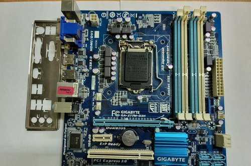 1155 Gigabyte GA-Z77M-D3H Z77 проверка