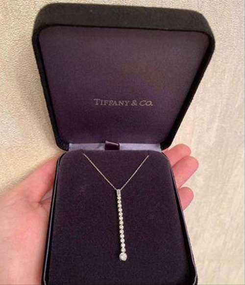 Золотое колье Tiffany 0,72ct 4гр