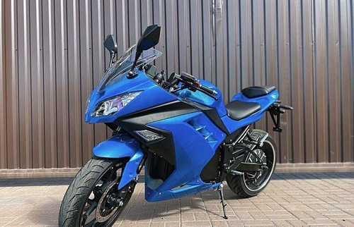 Электромотоцикл Ninja Kawasaki 5 кВт Наличии