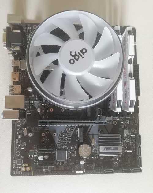 Комплект s1151v2 i3-9100f/B360/16 gb/Cooler