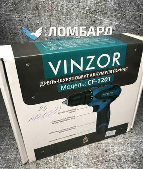 Дрель Шуруповерт Vinzor CF-1201(лж4427/1)