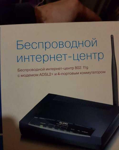 Wi-Fi роутер беспроводной zyxel P-660HTW EE