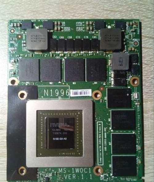 Nvidia GeForce GTX 880m 8Gb