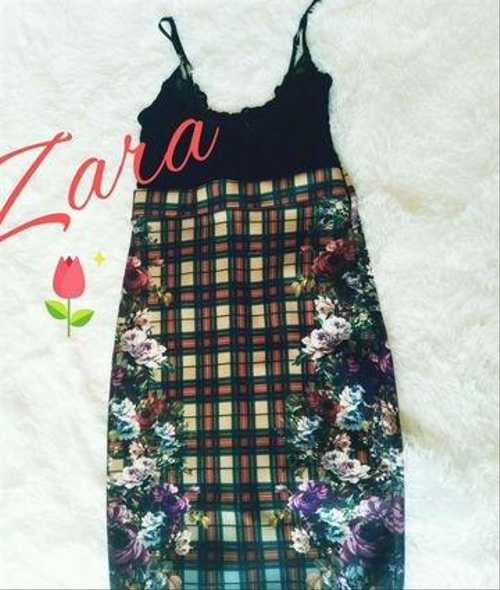 Платье бандажное zara