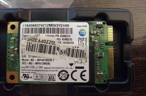 SSD Samsung msata 16GB 45N8375