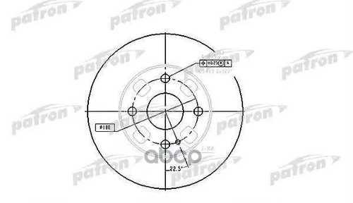 Диск Тормозной Передн Mazda: 323 F Vi 98-04, 323 S Vi 98-04 patron арт. PBD4120