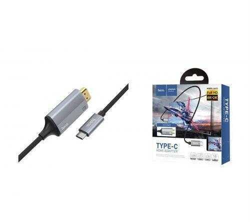 Hdmi кабель hoco UA13 Type-C hdmi cable adapter (L