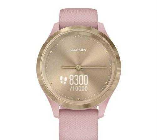 Часы Garmin Vivomove 3S (Золотистый/Розовый)