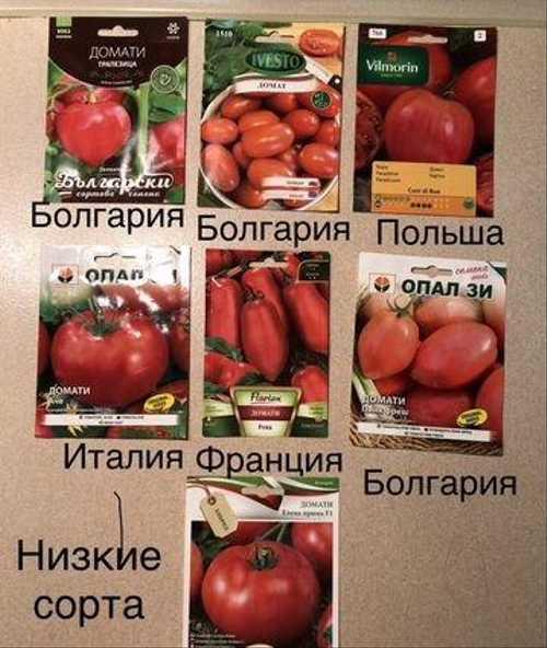 Семена томата низких