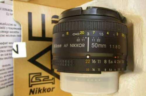 Объектив для фотоаппарата Nikkor AF50 D 1.8 (mm)