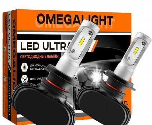 Лампы Omegalight LED Ultra H7 6000K