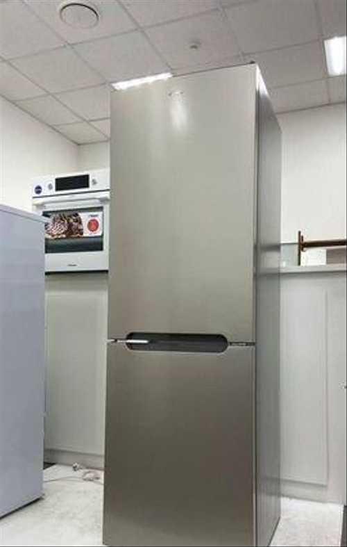 Холодильник Candy ccrn 6180S, серебристый новый