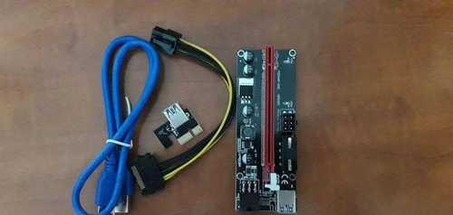 Райзер riser pci e ver009S