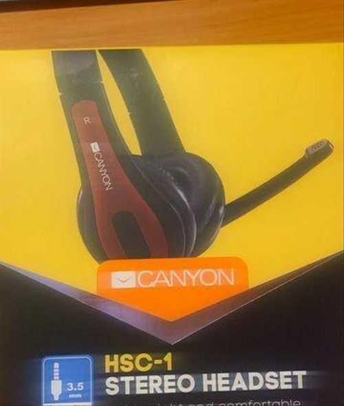 Наушники Canyon HSC-1 Stereo headset