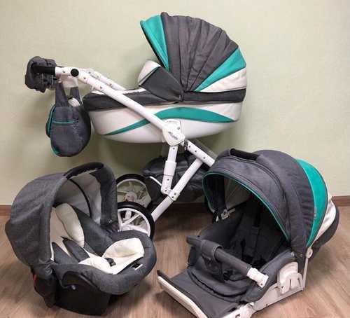 Коляска adamex barletta new 2в1 (3в1)