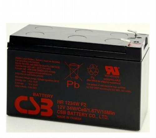 Аккумуляторы HR1234W CSB HR1234WF2CS для ибп