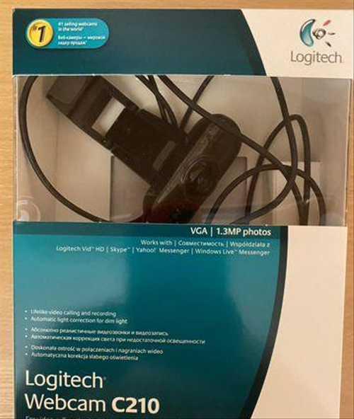 Вэб камера Logitech Webcam C210