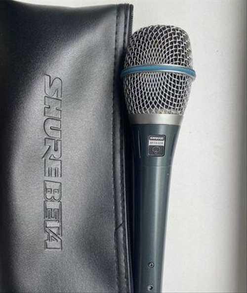 Микрофон shure beta 87A + профессиональная стойка