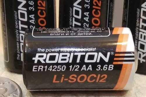 Литиевая батарейка 3,6V Robiton ER14250