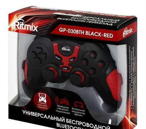 Геймпад Ritmix GP-030BTH Black/Red