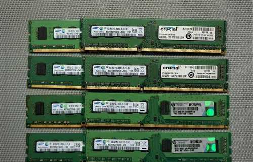 Оперативная память DDR3 2gb, 4gb, 8gb SAMSUNG