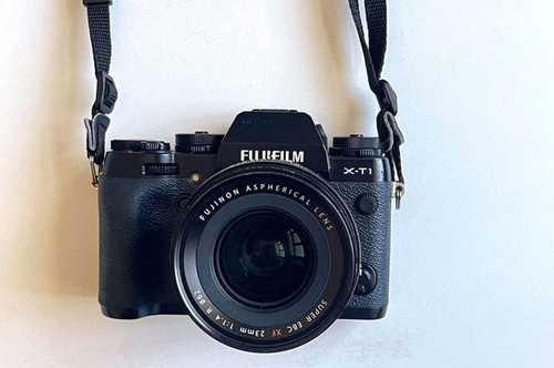 Fujifilm X-T1+ объектив Fujinon XF 23mm F1.4 R