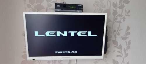 Телевизор lentel 22" с приставкой DVB-T2