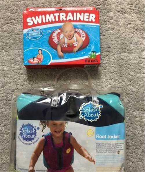 Круг для плавания Swim trainer, жилет Splash about
