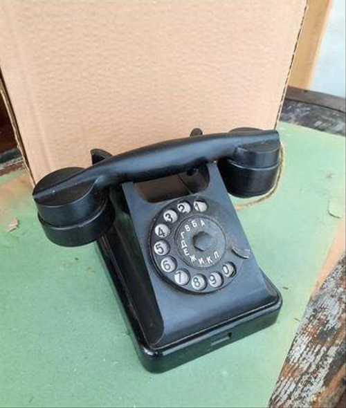 Телефон карболитовый,1967 г. винтаж