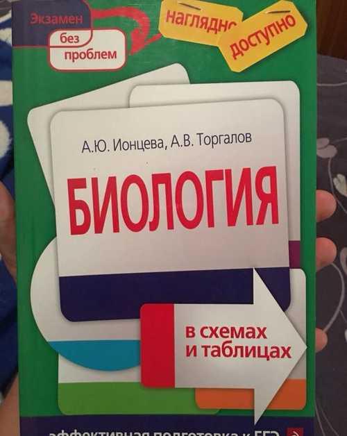 Биология ионцева торгалов в схемах и таблицах