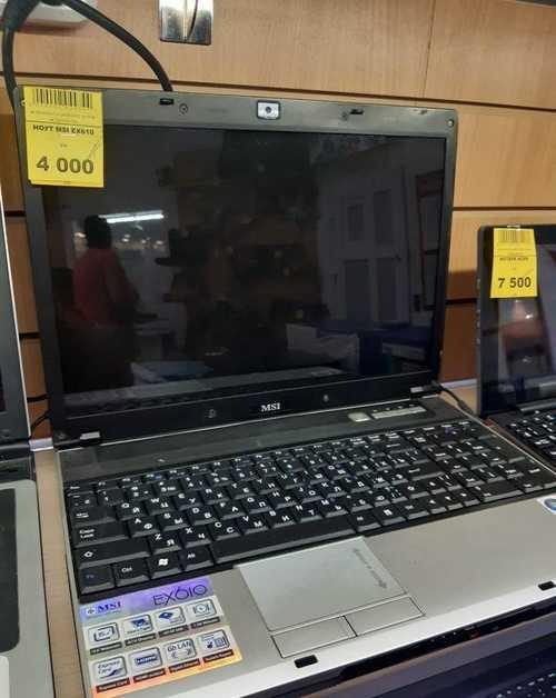 Ноутбук Acer MSI EX610