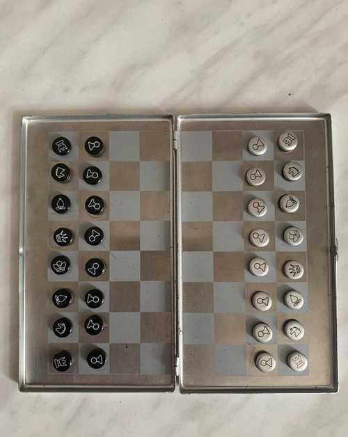 Шахматы, шашки дорожные магнитные