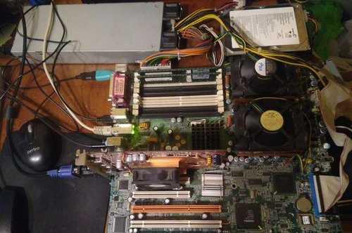 Серверная матплата Fujitsu D1691 сокет 604