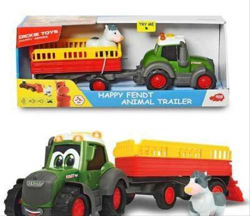 Игрушка Dickie Toys Трактор Happy Fendt с прицепом