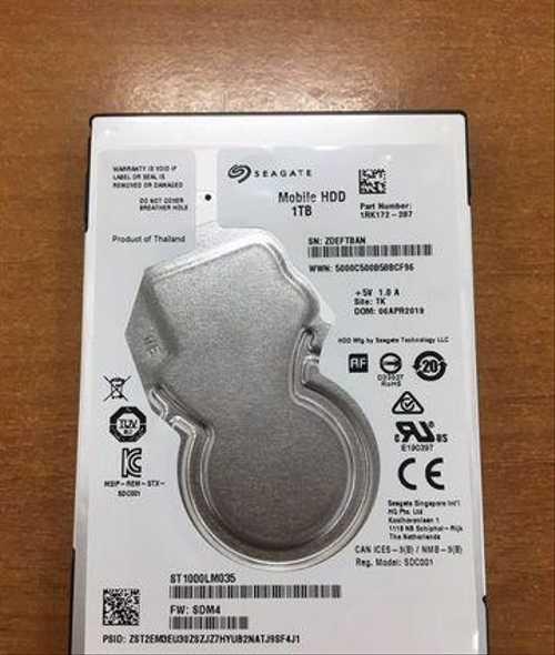 Жесткий диск Seagate 1TB