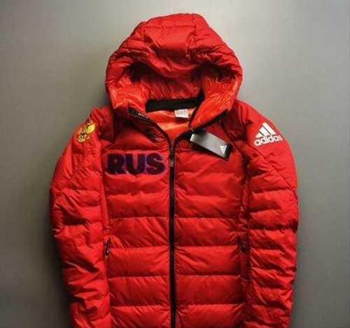 Спортивный пуховик adidas artic Сборной России RBU