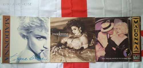 Madonna "True blue"Like a virgin"I'm breathless"