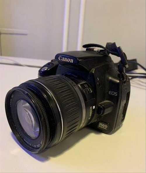 Canon EOS 350d KIT, цифровой зеркальный фотоаппара