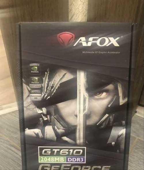 Видеокарта Afox gt610