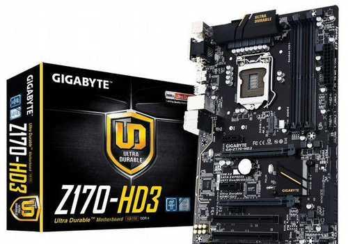 Комплект gigabyte z170-hd3 + i5-6600k + 16gb DDR4
