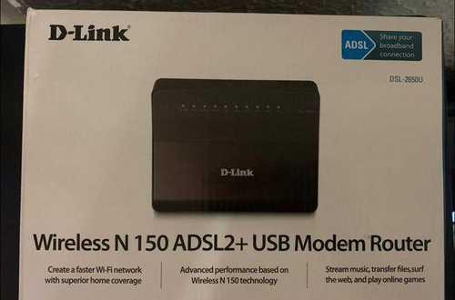 D link dsl 2650u обзор