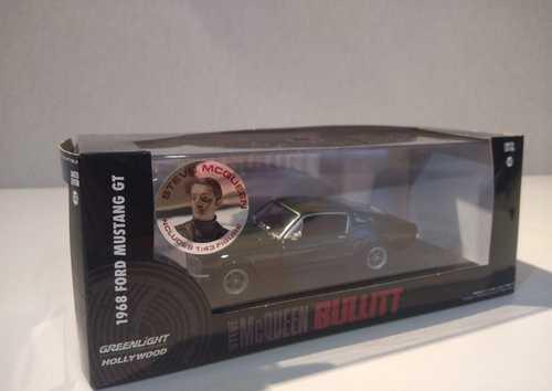 1/43 Ford Mustang 1968 ("GreenLight"), с фигуркой
