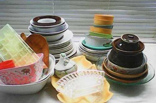 Набор посуды, чайник и т.д. - более 50 предметов